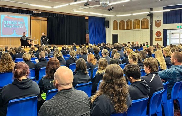 Mitch shares values with Wynyard High – SPEAK UP! Stay ChatTY